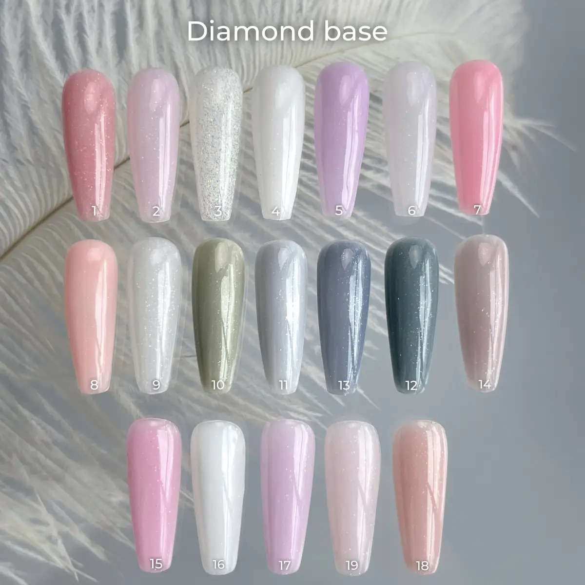 База камуфлирующая GaMa Cover base Diamond №11, серая, 15 мл - купить ...